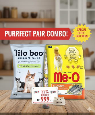 Me-O Mackerel Adult Dry Food + Tito Boo Cat Liter – Meo Cat Food